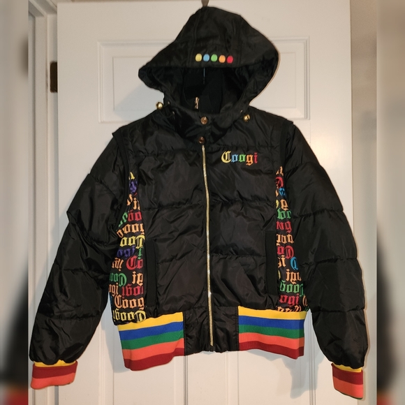 COOGI | Jackets & Coats | Coogi Rainbow Hooded Puffer Jacket X | Poshmark
